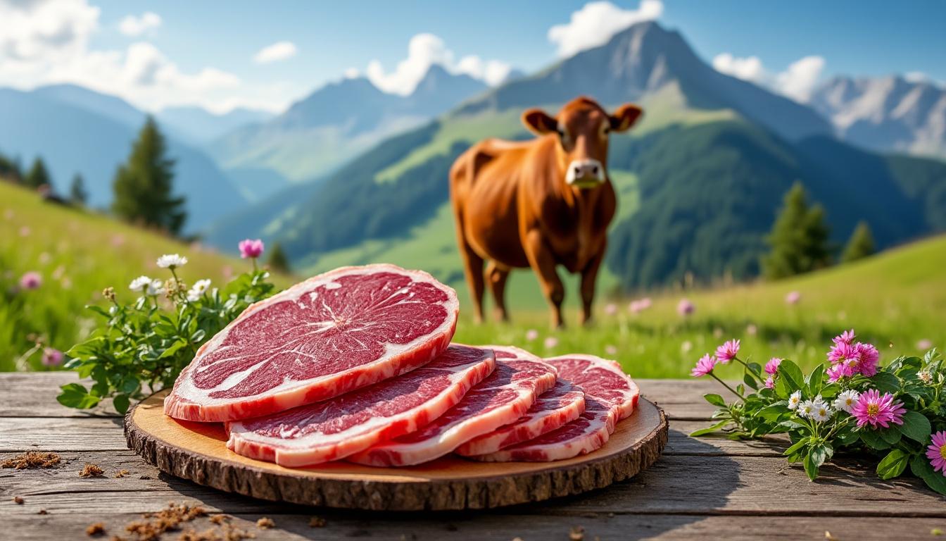 Viande des Grisons et vache grison : traditions et caractéristiques